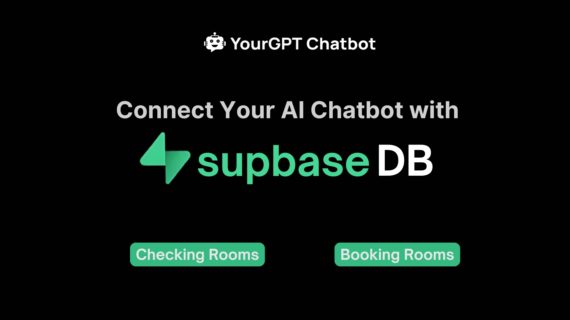 Connect Your Supabase DB with an AI Agent (Room Booking) - Template Library