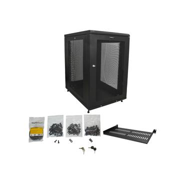 StarTech.com 18U Server Rack Cabinet, 4-Post Adjustable Depth (2" to 30 ...