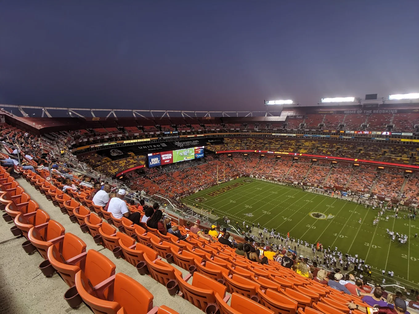 Northwest Stadium in Maryland, United States